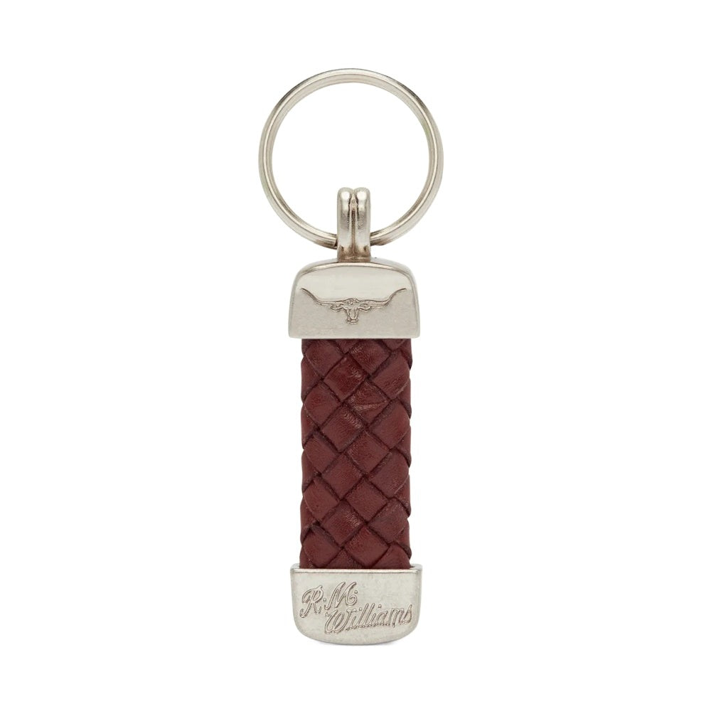 R.M.Williams Plaited Key Ring (Silver) – Allgoods