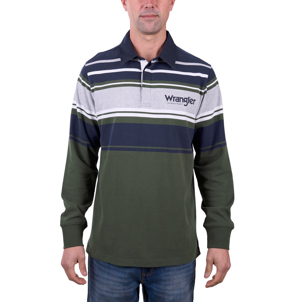 Wrangler® Mens Zane Rugby – Allgoods